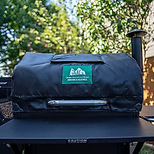 Green Mountain Grills 6012 Davy Crockett Heavy-Duty Weather-Resistant Insulated BBQ Grill Thermal Blanket, Black