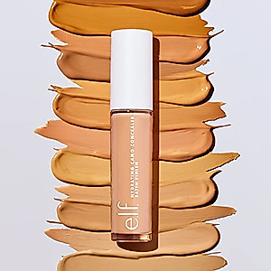e.l.f, Hydrating Camo Concealer, Lightweight, Full Coverage, Long Lasting, Conceals, Corrects, Covers, Hydrates, Highlights, Light Sand, Satin Finish, 25 Shades, All-Day Wear, 0.20 Fl Oz
