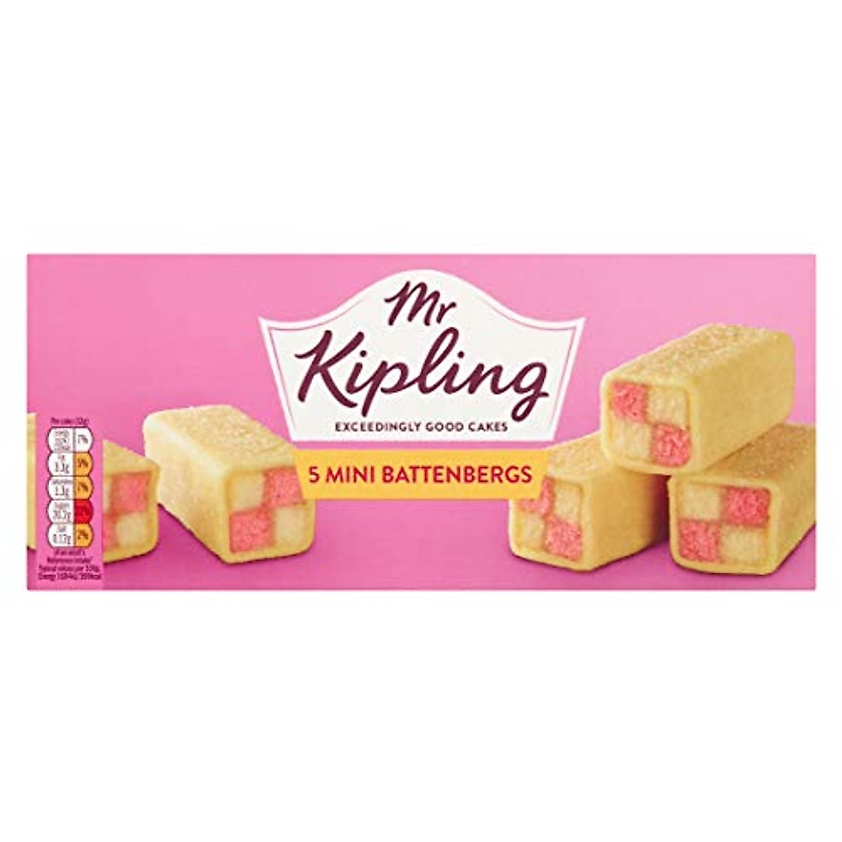 Mr Kipling Mini Battenbergs 5ea