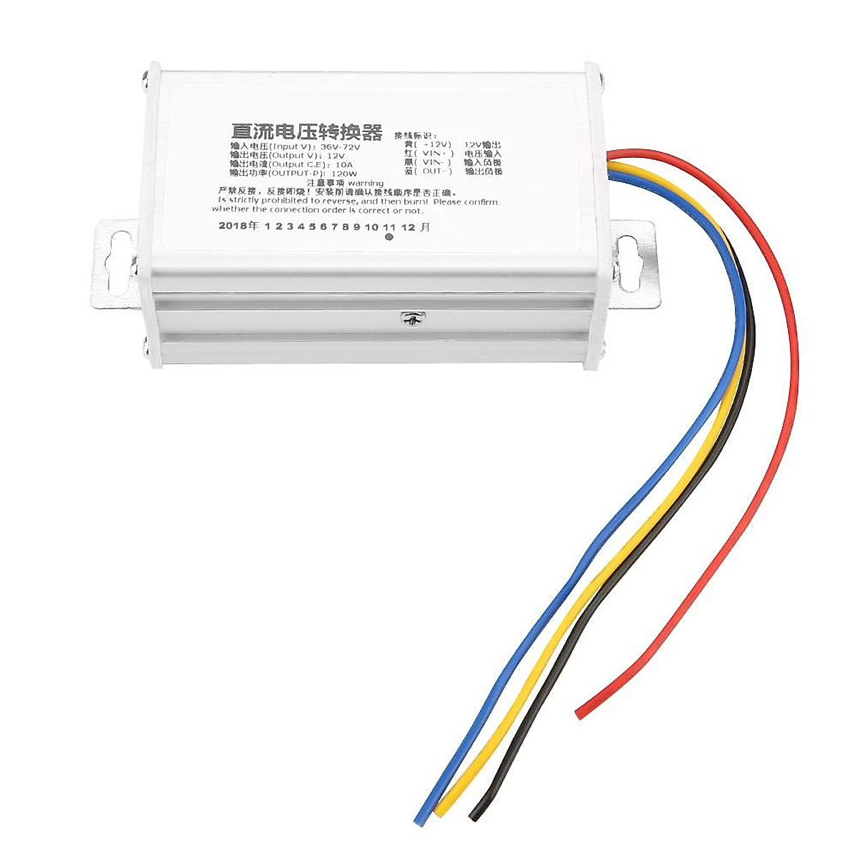 DC Converter, Step-Down Power Supply Module 36V-72V to 12V 10A 120W for 12V Electronic Devices