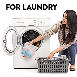 Mesh Laundry Bag for Delicates- 3 Pack 12”x10” Mesh Bag - Reusable Produce Bags - Small Nylon Mesh Laundry Bag for Vegetables, Garments, Grocery - Wash Organizer Bag for Washing Machine