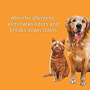 Arm & Hammer Pet Fresh Dry Carpet Cleaner, Stain and Odor Remover Powder, Absorbs Allergens and Pet + Child Safe, 18 Ounce