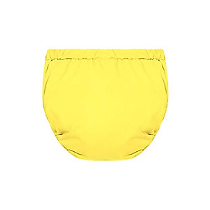Baby Swim Diaper Reusable Pool Swim Diapers for Baby Boys Girls Toddlers Waterproof Swimming Pants for Unisex Baby Swimming Lesson Yellow 18-24 Months
