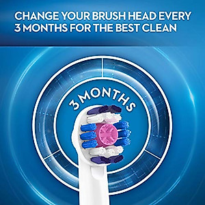 Oral-B 3D White Electric Toothbrush Replacement Brush Heads Refill, 3 Count
