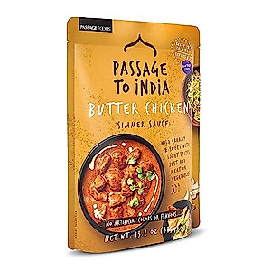Passage to India Butter Chicken Simmer Sauce 13.2 oz (Pack of 6)