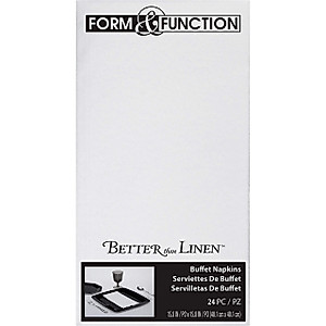 Creative Converting Form & Function Airlaid Buffet Napkin, White