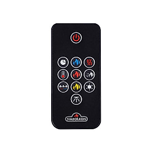 Napoleon Allure 32 inch Vertical Wall Mount Electric Fireplace - Black, NEFVC32H