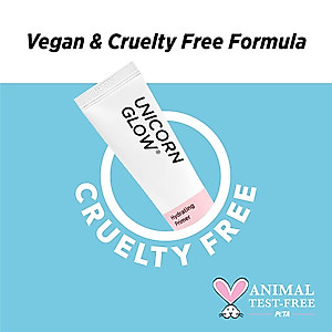 UNICORN GLOW Hydrating Primer - Makeup Grip Gel Primer Hydrating face primer, Pore blurring smoothing Long lasting make up Vegan Cruelty-Free [2023 Updated Package is White]