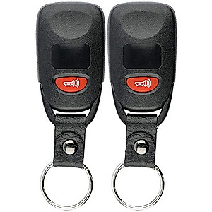 KeylessOption Keyless Entry Remote Control Car Key Fob Strap for Kia Sorento Rondo PLNHM-T011 (Pack of 2)