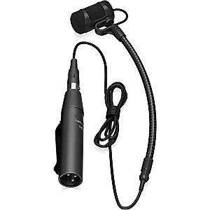 Behringer CB 100 Condenser Gooseneck Microphone for Instrument Applications,Black