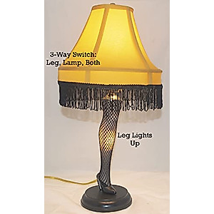 NECA A Christmas Story Officially Licensed 20" Leg Lamp, Movie Replica