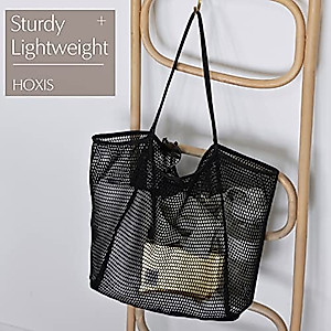 Mesh Beach Tote Womens Shoulder Handbag