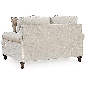Signature Design by Ashley Valerani Classic Loveseat for Living Room, Beige