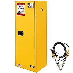 VEVOR Safety Cabinet 1, 18 x 18 x 35.4 inch, Yellow