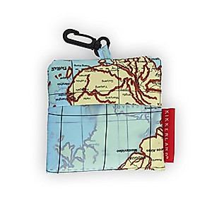 Kikkerland Airplane Travel Laundry Bag, 1 EA, Multi-Colored