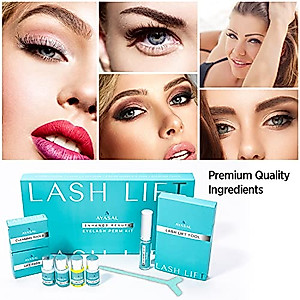 AYASAL Lash Lift Kit Eyelash Perm Kit, With Detailed Instruction Eyelash Lift Kit, Easy for Beginner and Professional Lash Perm Kit, Achieve Salon-Quality Lashes Lift with Safe and Effective Result