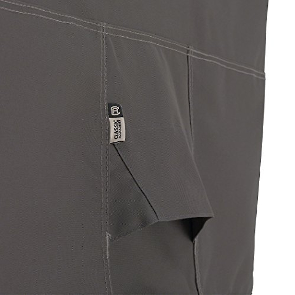 Classic Accessories Ravenna Water-Resistant 34 Inch Square Air Conditioner Cover, Patio Furniture Covers