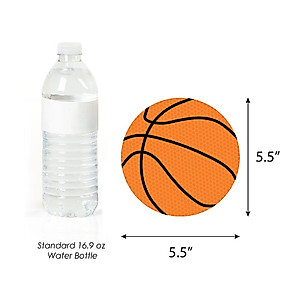 Big Dot of Happiness Nothin' but Net - Basketball - Decorations DIY Baby Shower or Birthday Party Essentials - Set of 20