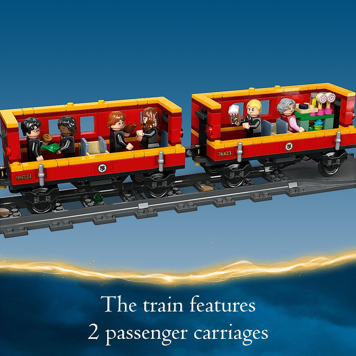 LEGO Harry Potter Hogwarts Express & Hogsmeade Station 76423 Building Toy Set; Harry Potter Gift Idea for Fans Aged 8+; Features a Buildable Train, Tracks, Ticket Office and 8 Harry Potter Minifigures