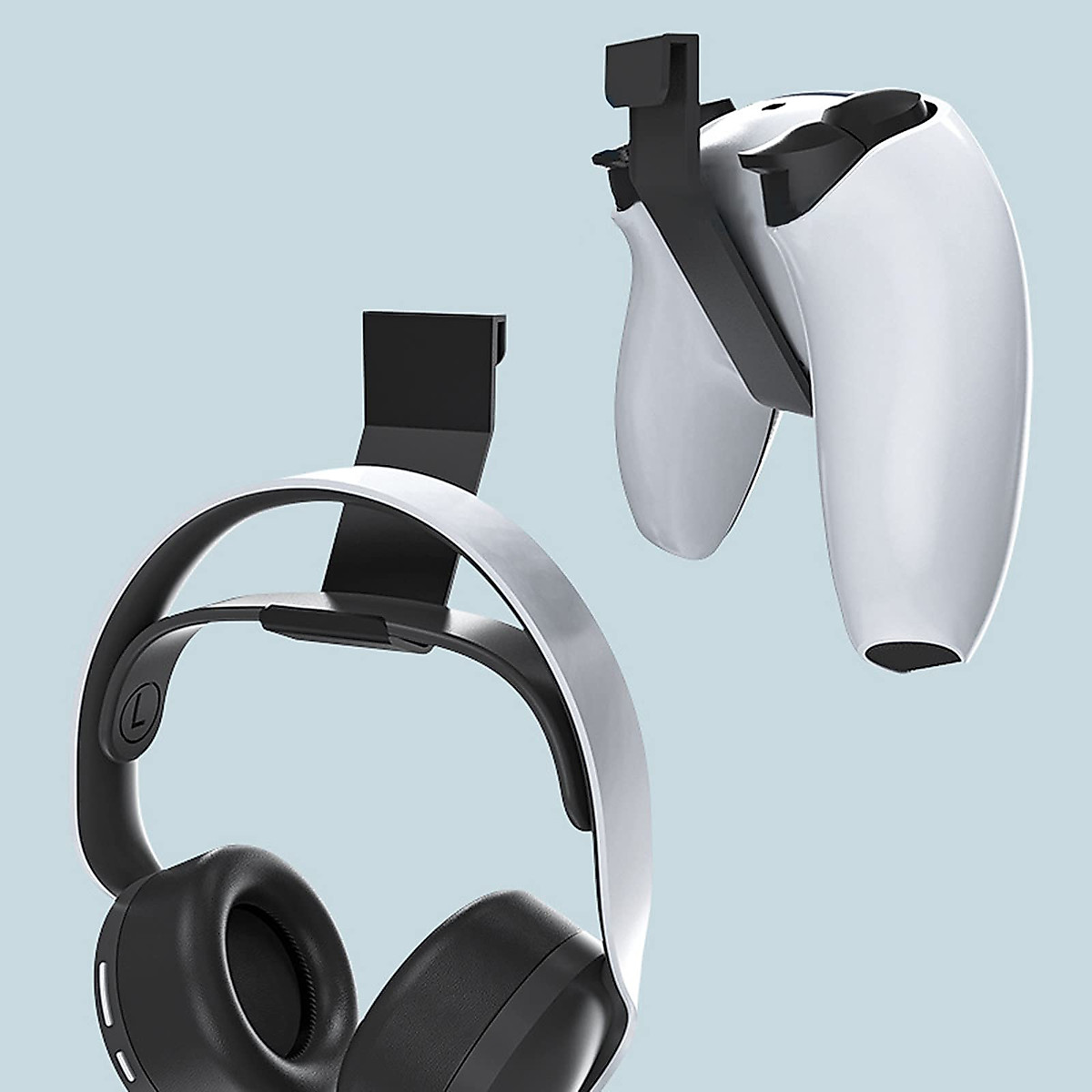balikha Headphone Holder Game Controller Stand Mount Hanging Hooks for PS5 Host