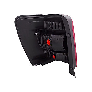 Evan Fischer Passenger Side Tail Light Lens and Housing Compatible with 2008-2012 Ford Escape