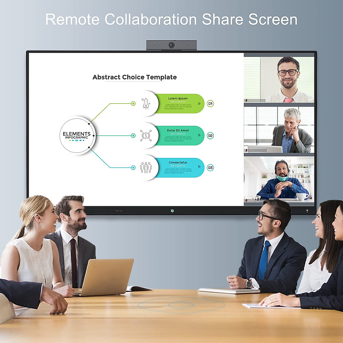 TIBURN R1 75" Smart Board, Touchscreen Display, 4K UHD Interactive Whiteboard, Touch Screen Interactive Smart Whiteboard for Classroom and Businesses(Board + Stand)