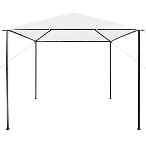 Gazebo,Outdoor Gazebo, Backyard Gazebo,Patio Gazebo,Grill Gazebo,Party Tent,Camping Gazebo,for Barbeque, Patio, Deck,Garden Party,Lawns,Outdoor,9.8'x9.8'x9.5' White 0.6 oz/ft²