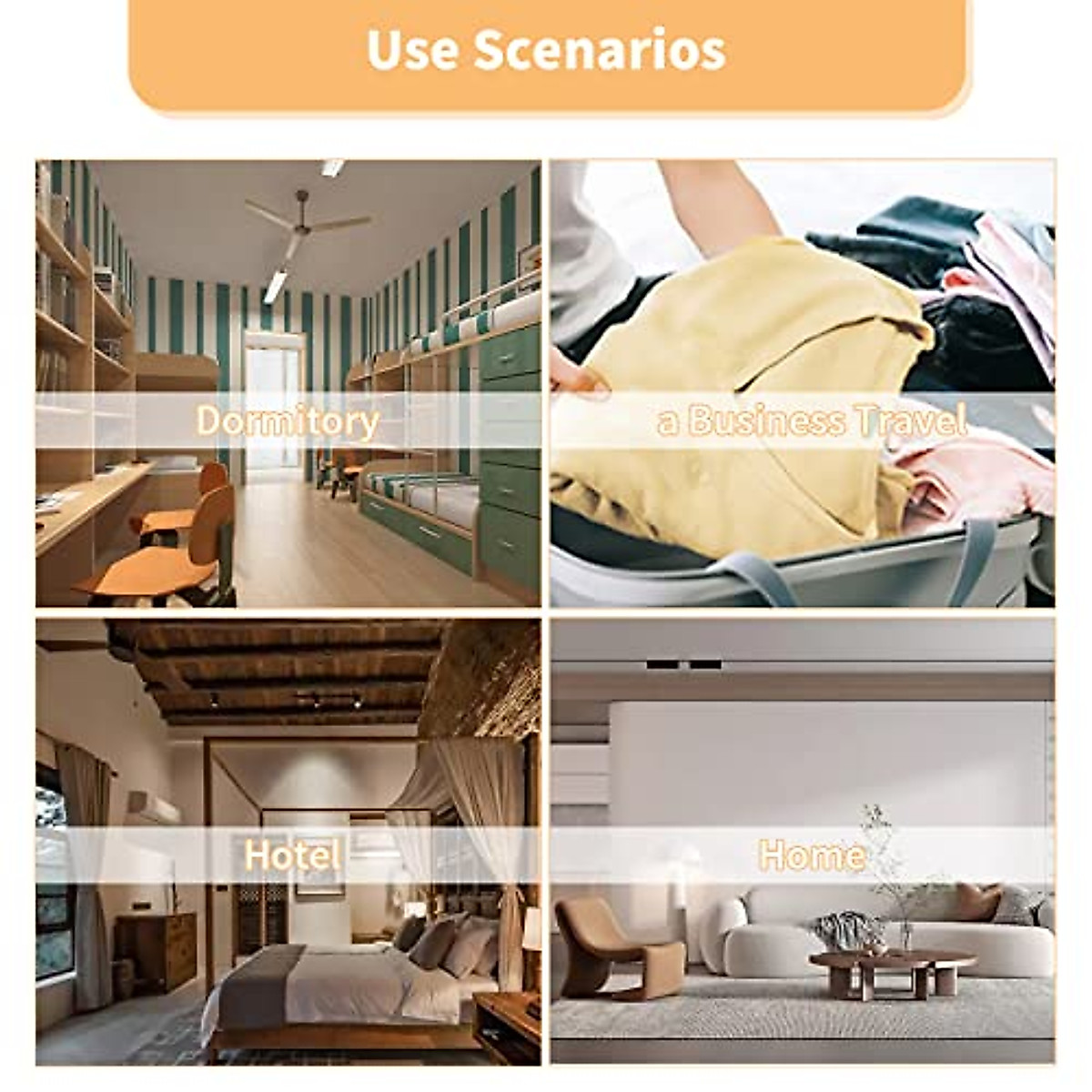 Portable Washing Machine - 6L Foldable Mini Small Portable Washer Washing Machine with Drain Basket for Apartment, Laundry, Camping, RV, Travel, Underwear, Personal, Baby - (110V-200V) - Yellow