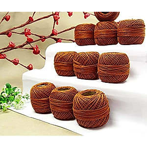 S2J Cotton Crochet Anchor Set of 10 Pcs Knitting Thread Tatting Yarn Embroidery Ball
