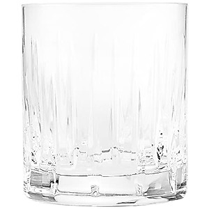 Reed And Barton Soho 4Pc Whiskey Glass Set, 3.65 LB, Clear