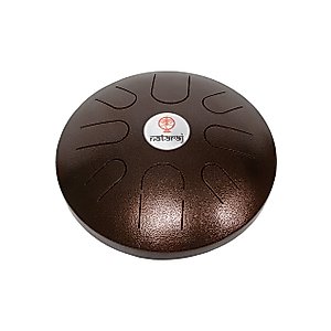 DOBANI 12-Inch Steel Tongue Drum, Tanpura Tuning - Antique Bronze