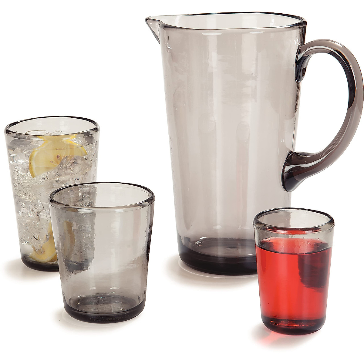 Carlisle FoodService Products MIN544018 Mingle Double Old Fashioned, 14 oz, Tritan, Smoke