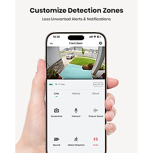 CAMSTRO Doorbell Camera Wireless - 3K Video Doorbell with Chime, 2.4G WiFi Outdoor Security Cemera,Smart Human Detection, 2-Way Audio,Voice Changer,Night Vision,Works with Alexa and Google Assistant