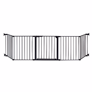 KidCo G6600 Hearth Gate Black Bundle Fits 152” (2) Items (1) G3111 and (1) G4311