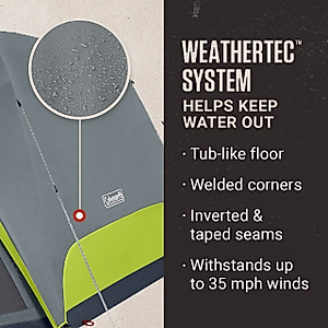 Coleman Camping Tent | Skydome Tent with Screen Room