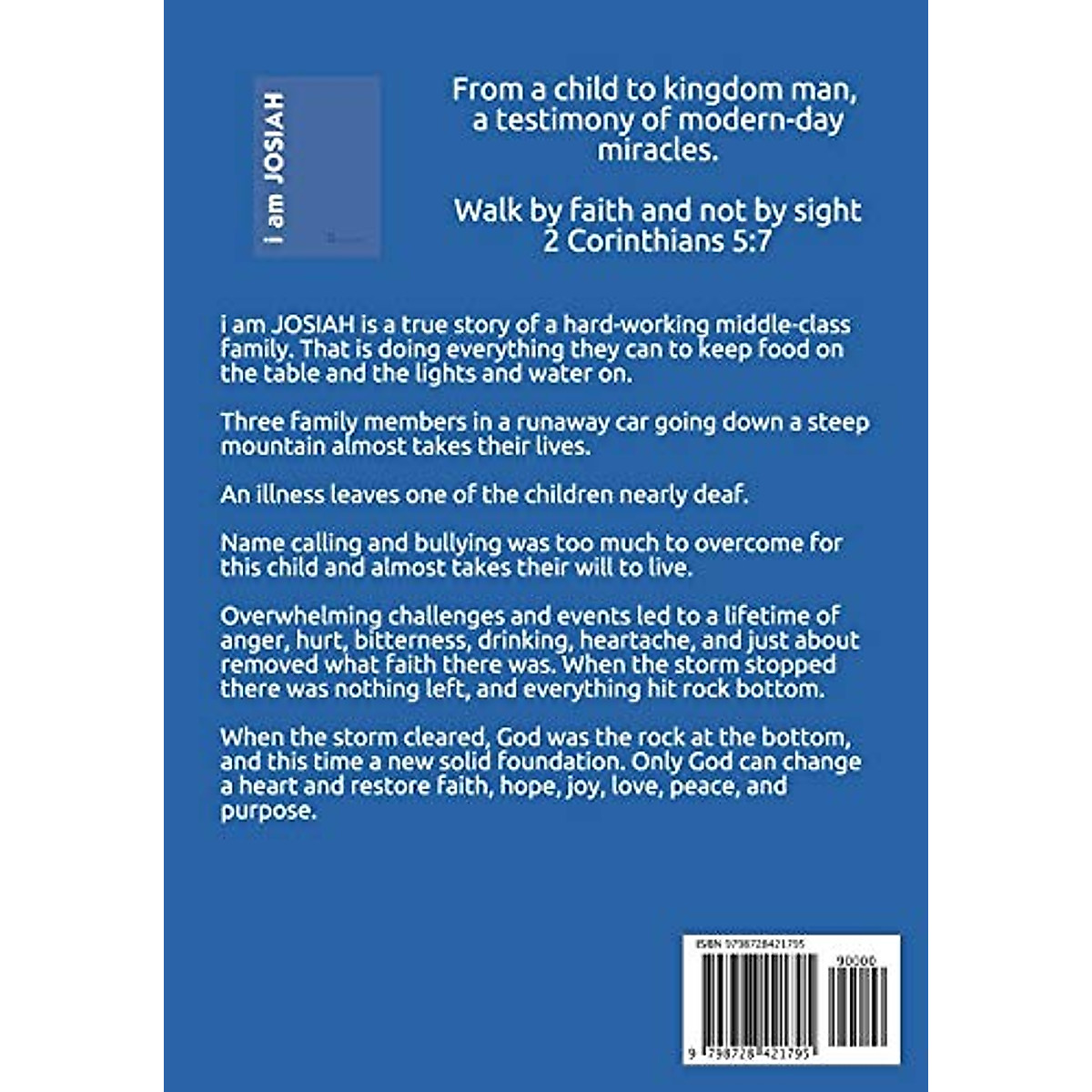 i am JOSIAH: God has Healed