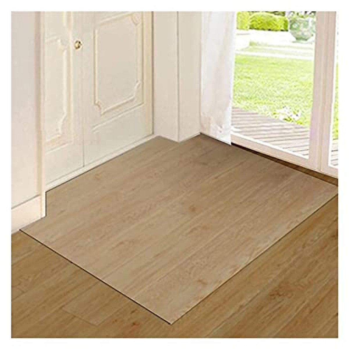 Clear PVC Desk Chair Mat 1.5mm Chair Mat Office Chair Mat, Chair Mat For Floor Protection, Pvc Clear Transparent, Non-Slip Floor/Carpet Protector Mat Scratch Resistant Wear Resistant Indoor,60/80/90/1