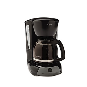 Mr. Coffee 12-Cup Switch Coffee Maker, Black