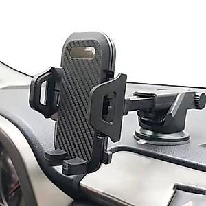 UrbanX Mobile Phone Car Holder Mount Windshield/Air Vent/Dashboard Cell Phone Holder for Car 360 Degree Rotation Universal Suction Mount Stand Compatible with Oppo Reno2 F