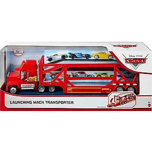 Disney Cars Toys Pixar Cars Mack Transporter Playset