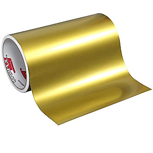 Metallic Gold Glossy 12" x 10 Foot Roll of Oracal 651 Permanent Adhesive-Backed Vinyl for Craft Cutters, Punches and Vinyl Sign Cutters