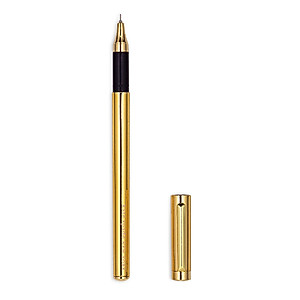 Kate Spade New York Fine Tip Pens, 3 Black Ink Pens, Fine Point Pens for Note Taking, Gold