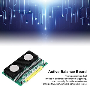 4 to 24S 8A Battery Active Equalizer, Automatic Detection Active Balancer Lithium Battery Active Balance Board with Circuit Breaker Protection Device