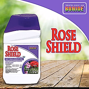 Bonide Rose Shield Spray, 16 oz Concentrate, Insect and Disease Protection for Roses, Flowers and Ornamentals