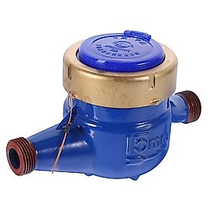 ULTECHNOVO Garden Water Meter Engineering Water Meter Rit Synthetic Water Table Home Use Water Meter Dn15 Horizontal Water Meters Water Flow Meter Water Tablr Water Tabke Water Tablw