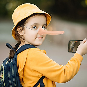 CASW Fake Long Nose Costume: Big Long Nose Pointy Nose Halloween Costumes Cosplay Party Supplies - 1Pcs