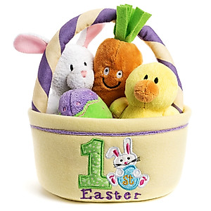 Genius Baby Toys My First Easter Basket for Baby ft Bunny Rabbit, Chick, Carrot and Easter Egg