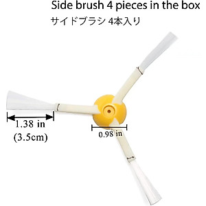Replacement Parts Accessories Compatible for iRobot Roomba All 600 Series: 670 671 675 677 690 692 694 650 665 Side Main Roller Brush Filter Wheel Tires