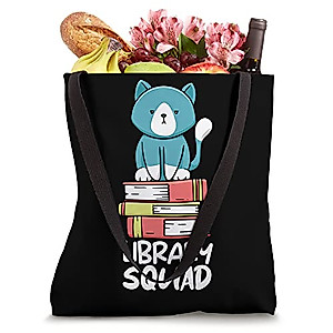 Library Squad Cat For Men Women Bookworm Book Lovers Readers Tote Bag
