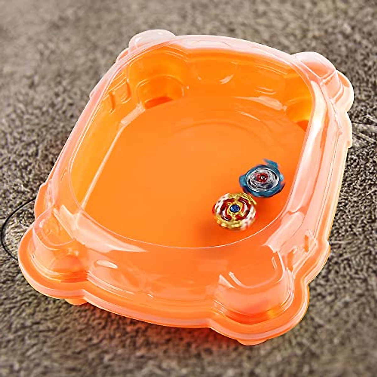 Bey Battling Top Burst Toy Blade Set Game Complete Battle Game Set with Stadium, 6 Battling Tops and 2 Launchers, Toys for 6 Year Old Boys & Girls & Up